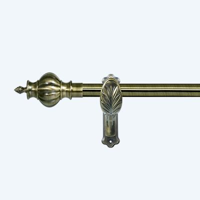 China 28mm Single Iron Curtain Rod with accessoris Speical design Living Room Decoration for sale