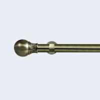 China 0.5 MM Thickness Anti-Brass Color Curtain Rod For Home Window Curtain Decoration for sale