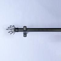 China Elegant Style Modern Extendable Curtain Rod Set Curtain Pole Track Accessories for sale