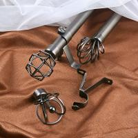 China Elegant Style Modern Extendable Curtain Rod Set Curtain Pole Track Accessories for sale