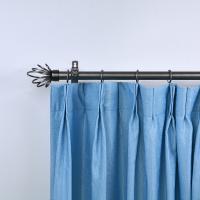 China Elegant Style Modern Extendable Curtain Rod Set Curtain Pole Track Accessories for sale