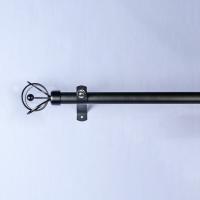 China 28mm Adjustable Length Curtain Rod Finials Set Home Decoration for sale