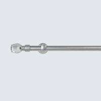 China Home Window Decoration Curtain Rod Finials Crystal Curtain Rod Pole for sale