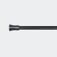 China Simple Window Curtain Rod Iron Fashion Home Hardware Extendable Metal Curtain Pole for sale