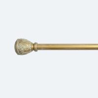 China Multicolor Iron Pipe Curtain Rods Retro Style OEM 6M Length for sale