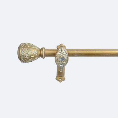 China Multicolor Iron Pipe Curtain Rods Retro Style OEM 6M Length for sale