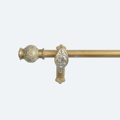 China Iron Pipe Curtain Rods 28MM Retro Style With Diamonds for sale