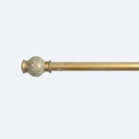 China Iron Pipe Curtain Rods 28MM Retro Style With Diamonds for sale