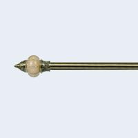 China Iron Window Curtain Rod Home Hardware Decoration Extendable Metal Curtain Pole for sale