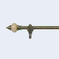 China Iron Window Curtain Rod Home Hardware Decoration Extendable Metal Curtain Pole for sale