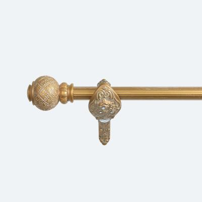China Multiple Colour Retro Style 22MM Pipe Curtain Rods For Living Room for sale