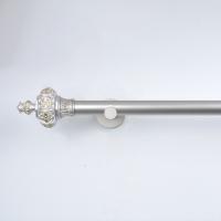 China Simple Crystal Curtain Rod Accessories House Decoration Curtain Pole for sale