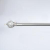 China Adjustable Length Extendable Curtain Rod For Home Decoration for sale