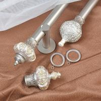 China Adjustable Length Extendable Curtain Rod For Home Decoration for sale