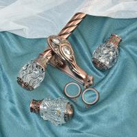 China 22mm Anti Copper Curtain Pole Set Crystal Decorative Head for sale