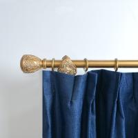 China Vintage Curtain Rod Set With Accessories 25MM Curtain Finials for sale