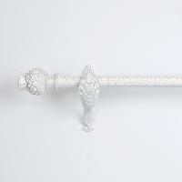 China Resin Vase Classical Pipe Curtain Rods Finials For Living Room Decoration for sale