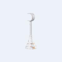 China 19mm Phoenix Tail Curtain Rod Finials Customized Curtain Pole Set Single Tension Bracket for sale