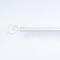 China 19mm Phoenix Tail Curtain Rod Finials Customized Curtain Pole Set Single Tension Bracket for sale