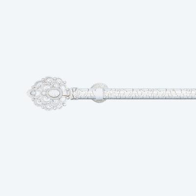 China Luxury 2 Bracket  2.5M Pipe Curtain Rods Electroplating Home Decoration for sale