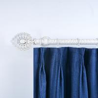 China 28mm Pipe Curtain Pole Single And Double Curtain Rod Windows Accessories for sale