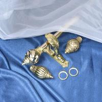 China 22mm Curtain Rod Finials Color Home Single And Double Bracket for sale