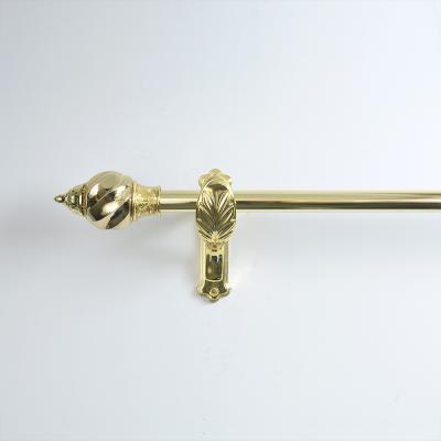 China 22mm Curtain Rod Finials Color Home Single And Double Bracket for sale