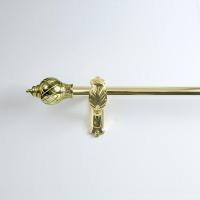 China Classic Curtain Rod Set Electroplating Process For Interior Decoration for sale