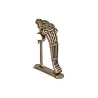 China Window Metal Luxury Curtain Poles Silver Adjustable Iron Curtain Rods for sale
