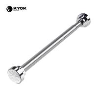 China Multicolor Shower Curtain Rod  28mm Diameter Plating Treatment for sale