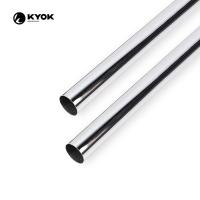 China Multicolor Shower Curtain Rod  28mm Diameter Plating Treatment for sale