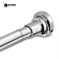 China Multicolor Shower Curtain Rod  28mm Diameter Plating Treatment for sale