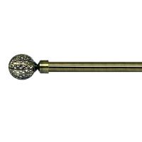 China 0.6 MM Thickness Electroplated AB Color Curtain Rod For Window Curtain Decoration for sale