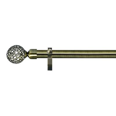 China Iron 6 Meters Curtain Rod With 25 MM Finial For Interior Curtain Decoration for sale