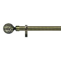 China 0.6 MM Thickness Electroplated AB Color Curtain Rod For Window Curtain Decoration for sale