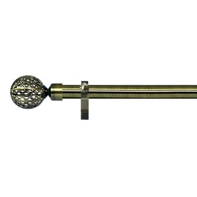 China 0.6 MM Thickness Electroplated AB Color Curtain Rod For Window Curtain Decoration for sale
