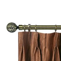 China 0.6 MM Thickness Electroplated AB Color Curtain Rod For Window Curtain Decoration for sale