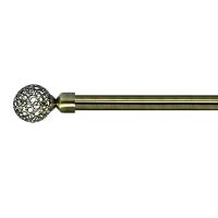 China Iron 6 Meters Curtain Rod With 25 MM Finial For Interior Curtain Decoration for sale