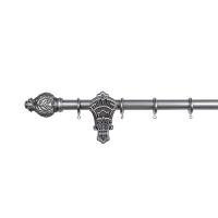 China Extendable Window Curtain Rod Set Customized Curtain Pole Accessories for sale