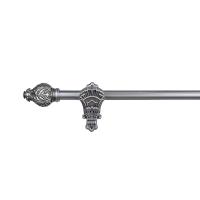 China Extendable Window Curtain Rod Set Customized Curtain Pole Accessories for sale