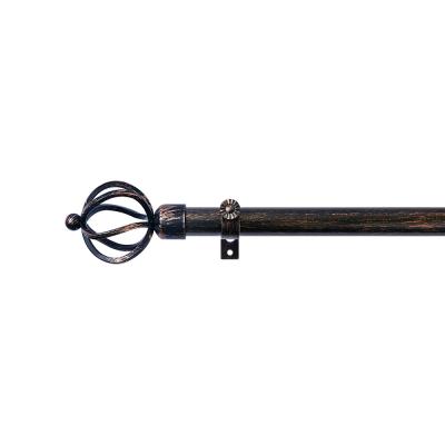 China Easy Installing Metal Curtain Rod 6M Single Bracket For Decoration Shop for sale