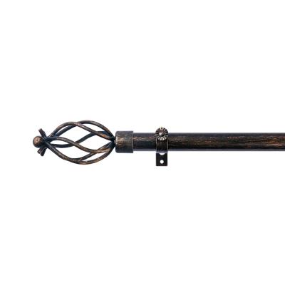 China Customizable Curtain Rod Finials With Cylinder Shape Black And Red 0.6MM for sale
