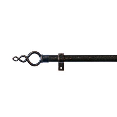 China Modern Classic Iron Curtain Rod Finials 10mm 13mm 16mm for sale