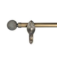 China Ball Shape Curtain Rod And Finial Set Diameter 19mm 16MM for sale