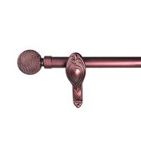 China Ball Shape Curtain Rod And Finial Set Diameter 19mm 16MM for sale