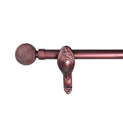 China Ball Shape Curtain Rod And Finial Set Diameter 19mm 16MM for sale