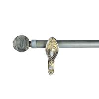 China Coffee Color 28MM Ball Shape Pipe Curtain Rods Finial 500 Set for sale