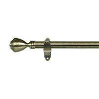 China 28 MM  Electroplating Surface Treatment Curtain Rod In Iron Material For Indoor Decoration for sale
