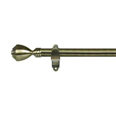 China 28 MM  Electroplating Surface Treatment Curtain Rod In Iron Material For Indoor Decoration for sale