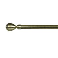 China 28 MM  Electroplating Surface Treatment Curtain Rod In Iron Material For Indoor Decoration for sale